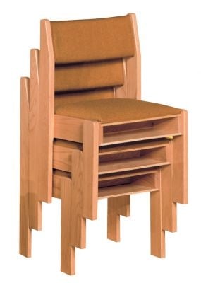 Flexible Seating Upholstered Back Stacking Chairs - 101 – Church Supply ...