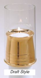 10CBDF Draft Style Candle Follower – Church Supply Warehouse