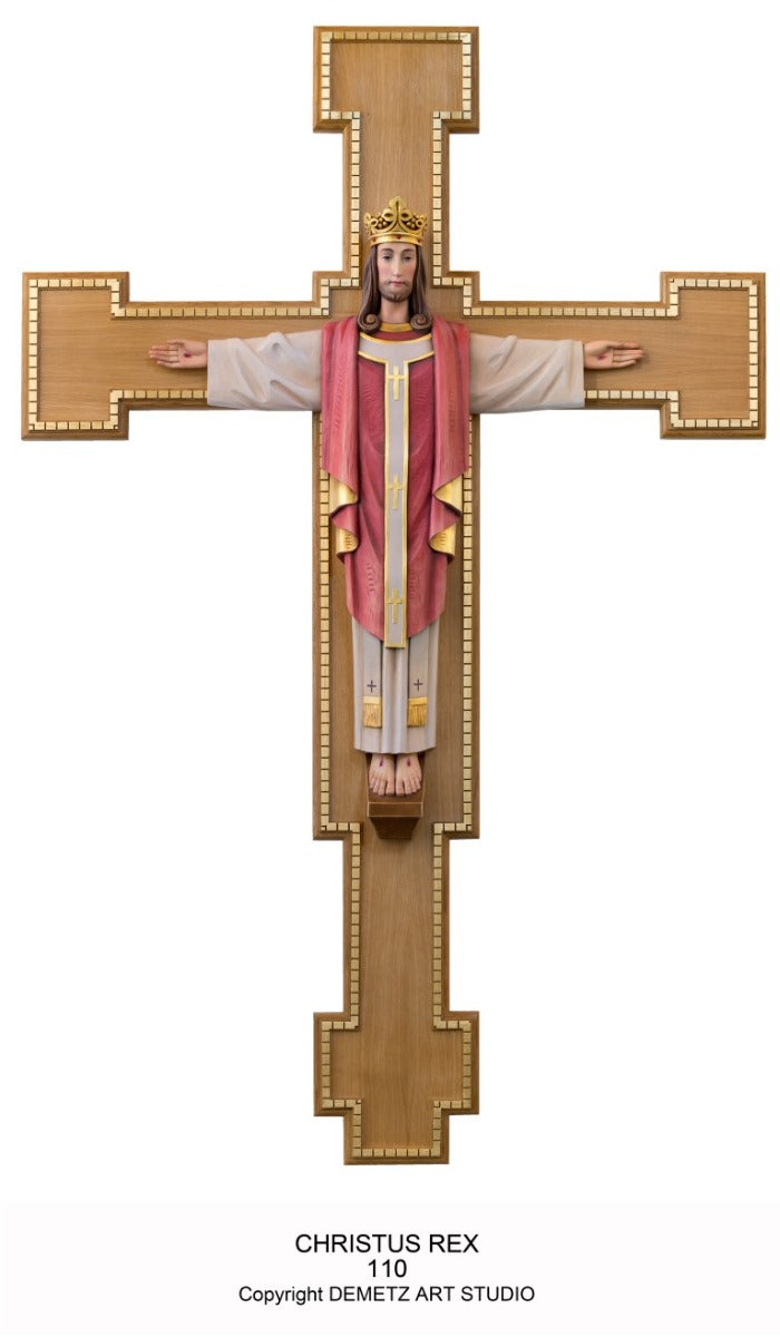 CHRISTUS REX " CHRIST THE KING " CRUCIFIX - 110-00 – Church Supply ...