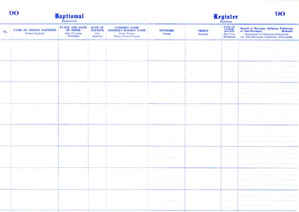 12 Combined Register & Record Book – Church Supply Warehouse
