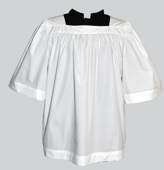 ALTAR SERVER SQUARE NECK PLEATED SURPLICE - 181-SURPLICE – Church ...