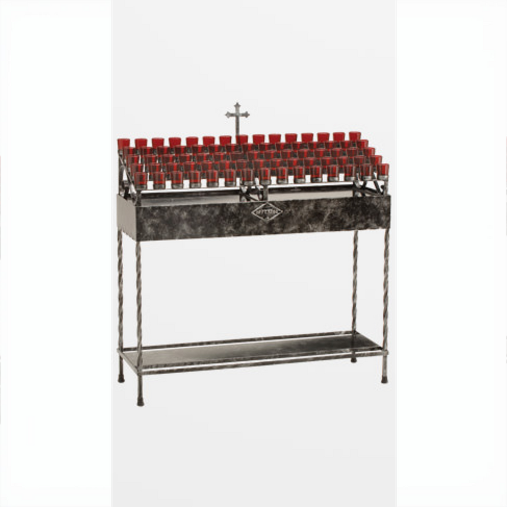 Votive Light Stand Wrought Iron - 75 Lights - 19X75 – Church Supply ...