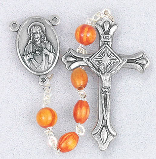 Rosary Scapular Wood Beads - 215 – Church Supply Warehouse