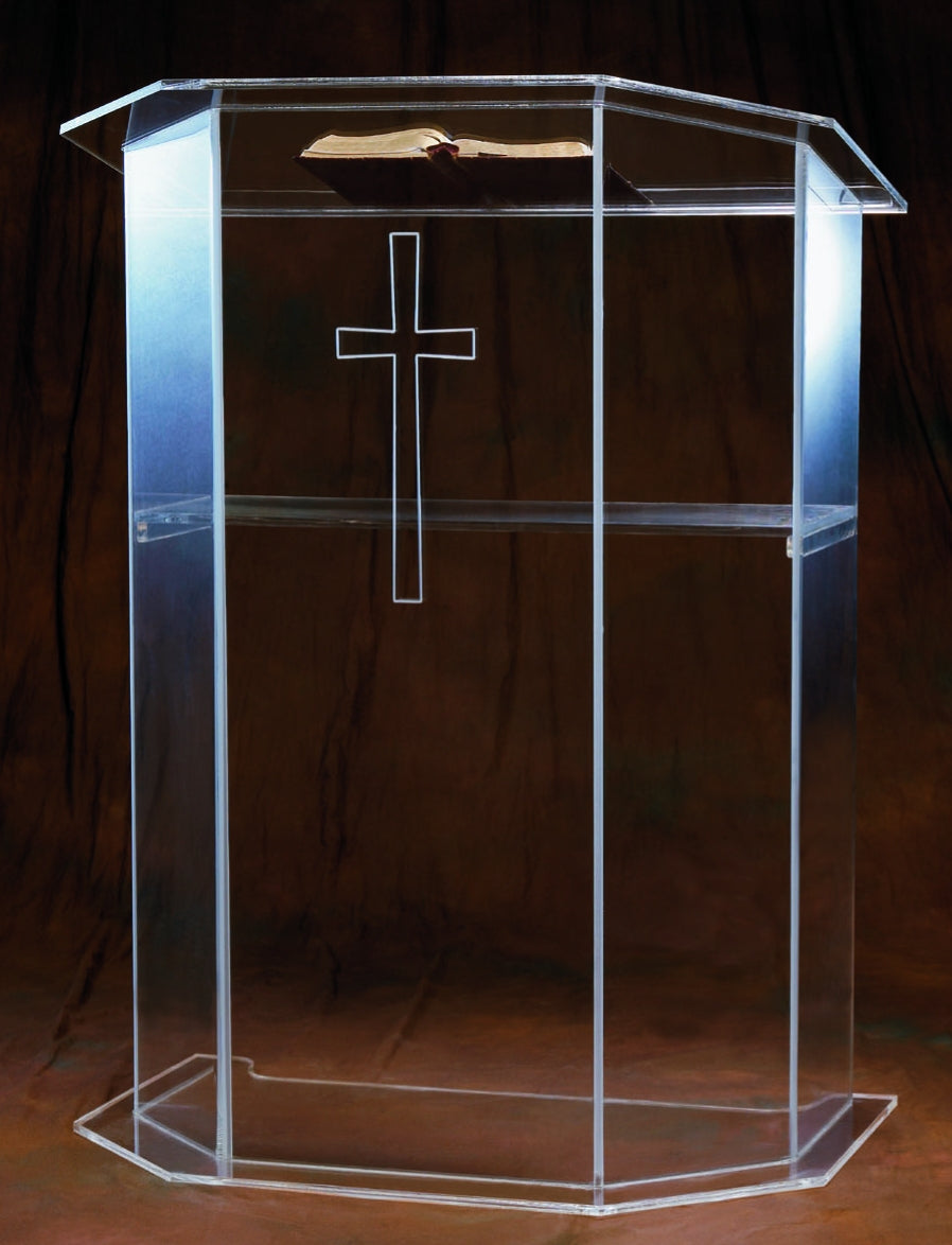 Acrylic Pulpit 3350 Series – Church Supply Warehouse