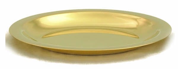 8" Dish Paten - 4500G – Church Supply Warehouse