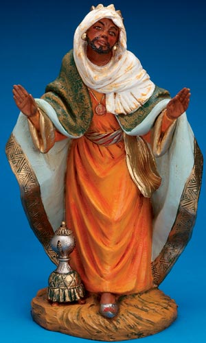 53716 18" KING BALTHAZAR FIGURE – Church Supply Warehouse