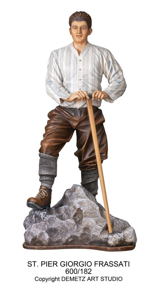 St. Pier Giorgio Frassati Statue - Wood Carved or Fiberglass - 600-182 ...