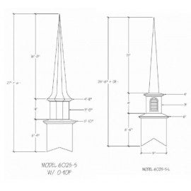 6025-S-L Steeple with Louvers – Church Supply Warehouse