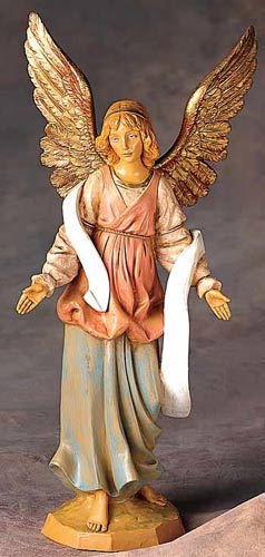 72919 12" STANDING ANGEL FIGURE – Church Supply Warehouse