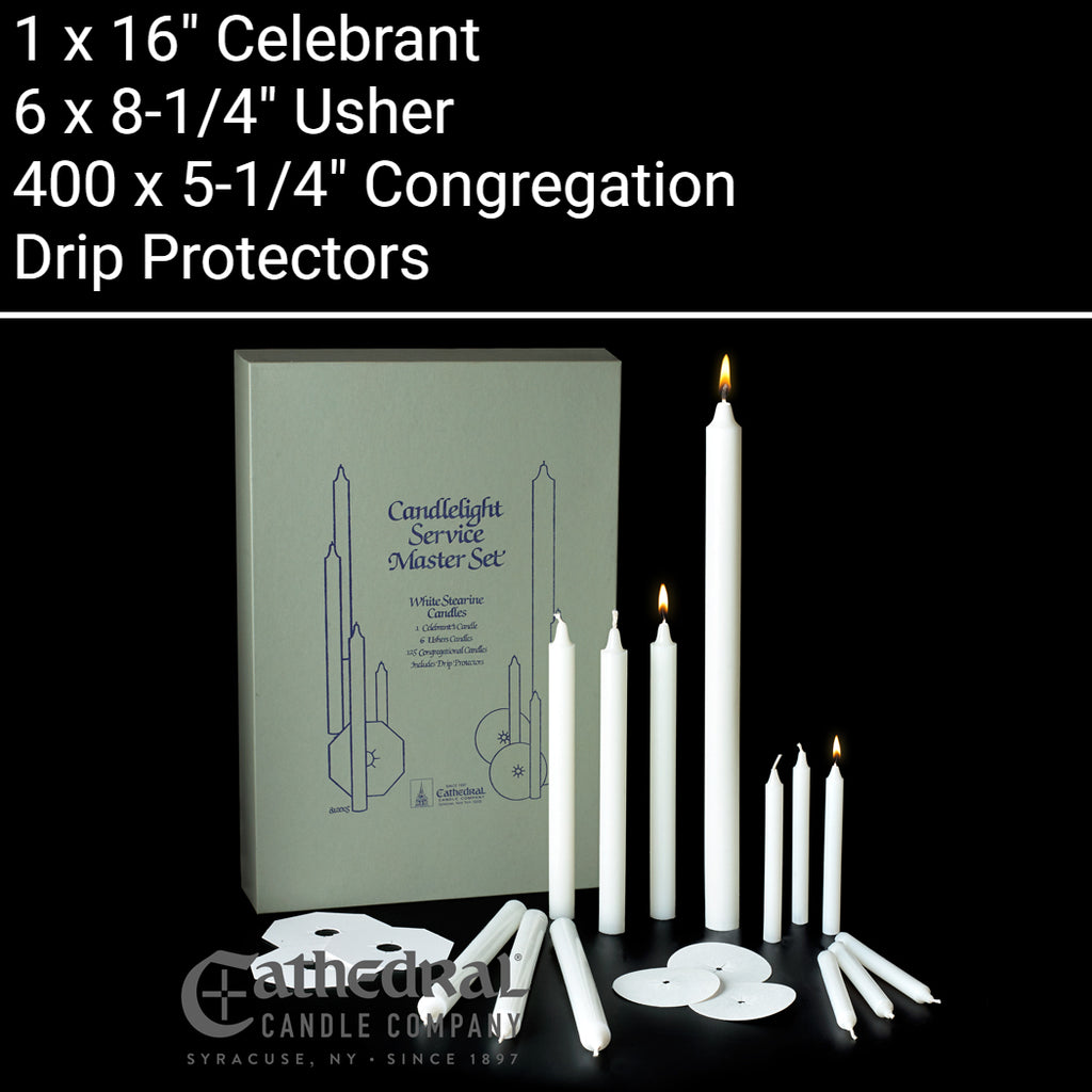 Candlelight Service Master Set (400 pcs) - 81205401 – Church Supply ...