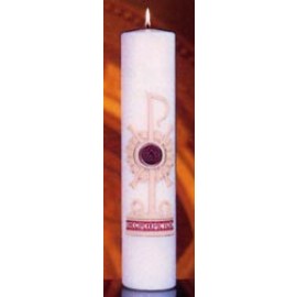 84601001 Holy Trinity Christ Candle – Church Supply Warehouse