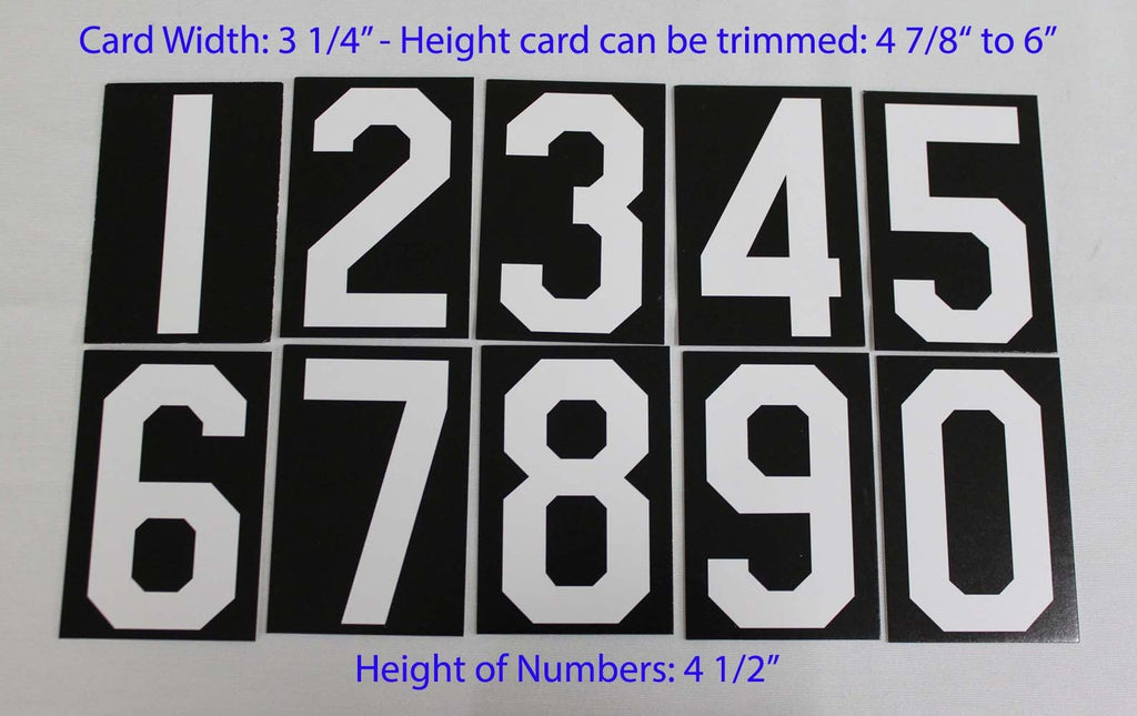 Hymn Board Numbers - TS10036L Set L – Church Supply Warehouse