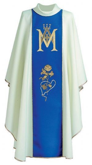 A19/1106 Marian Design - Vestment – Church Supply Warehouse