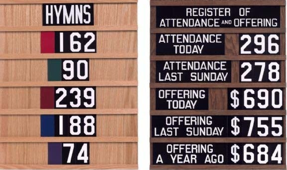 TS10013 - Set 4 slides with numerals – Church Supply Warehouse