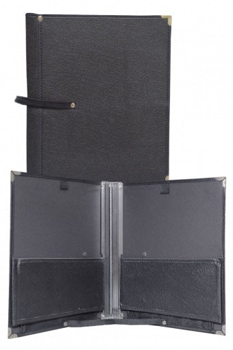 BLACK FOLIO W/STRAP/STRING – Church Supply Warehouse