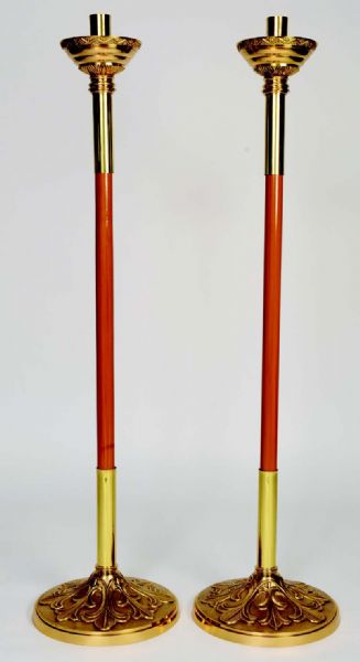 H-128 Acolytes/Processional Candlesticks with Base Stand – Church ...