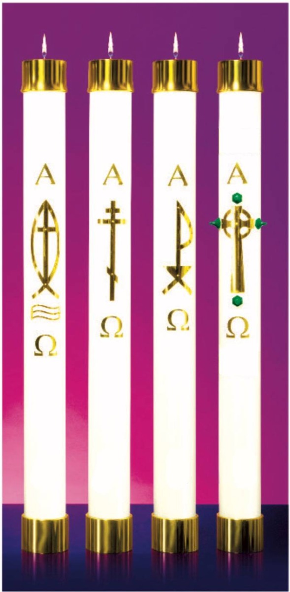 Lux Mundi Refillable Paschal Candle – Church Supply Warehouse