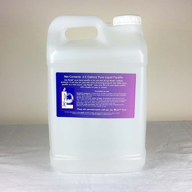 2.5 Gallon Liquid Candle Wax (case of 2 jugs) - LMLRE500 – Church ...