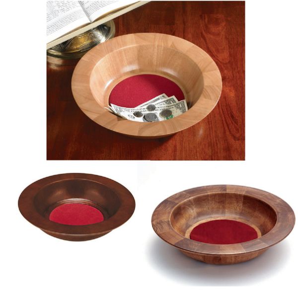 PCTS865 Maple Wood Offering Plates – Church Supply Warehouse