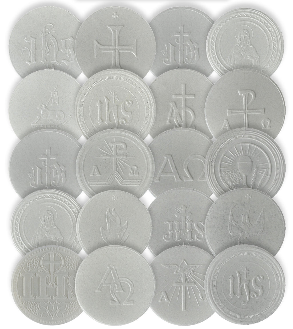 EBMH278W 2 7/8 White Celebrant Altar Breads (Asst. Designs) – Church ...