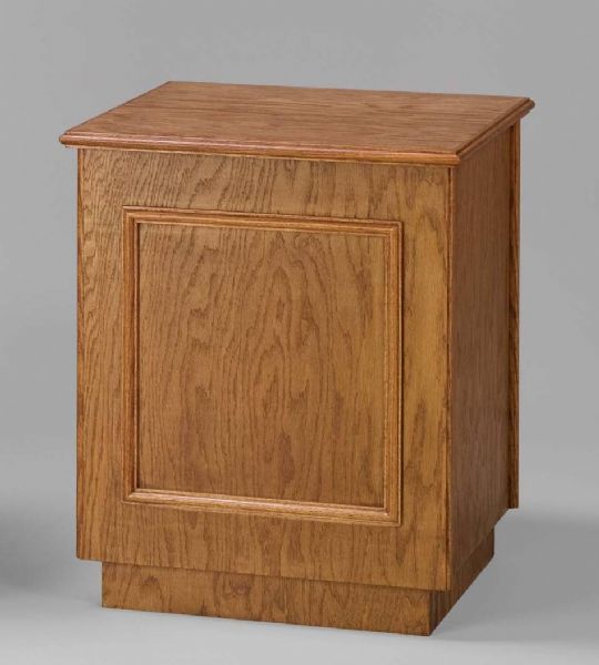 Statue Pedestal, Oak - ZZ1430 – Church Supply Warehouse