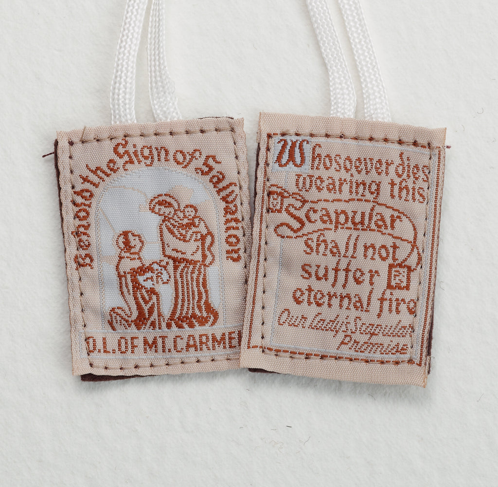 Cloth Scapular - White Cord - PL870WH – Church Supply Warehouse