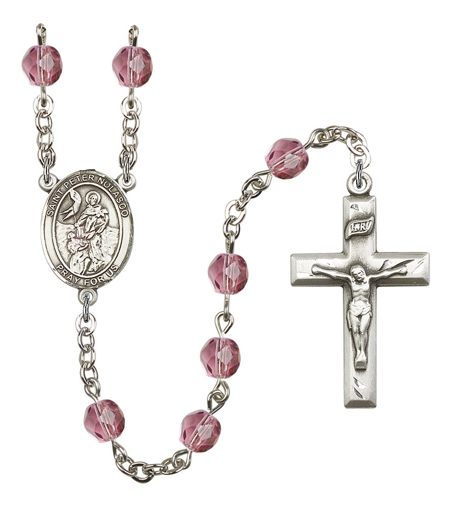 R6000-8291 St. Peter Nolasco Rosary, Available in 12 Colors – Church ...