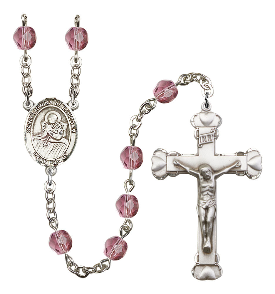 R6001-8297 St. Lidwina of Schiedam Rosary, Available in 12 Colors ...