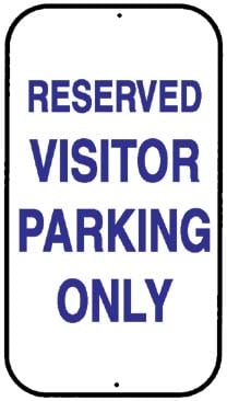 SNRV Reserved Visitor Parking Sign – Church Supply Warehouse