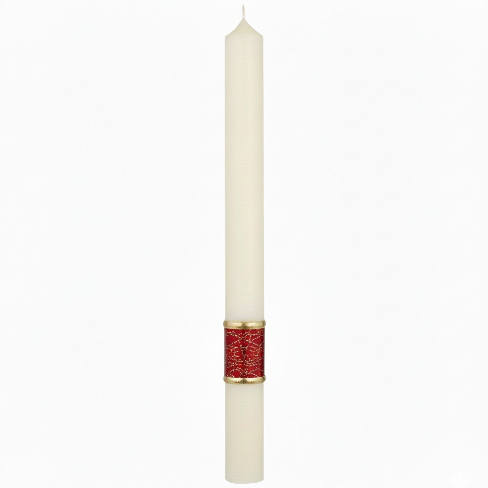 Red Matching Altar Candle for ROOT Paschal Candles - ROOT-PMAC-RED ...