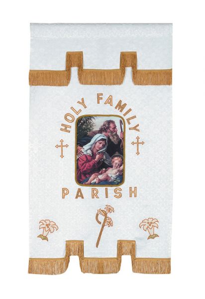 SB69169W Holy Family Parish Banner – Church Supply Warehouse