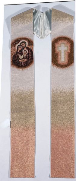 ST040 Byzantine Holy Family Priest Stole – Church Supply Warehouse