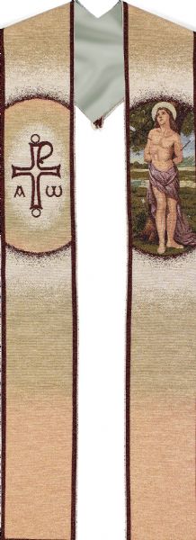 ST140 St. Sebastian Priest Stole – Church Supply Warehouse