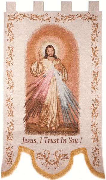 STE012 Divine Mercy Processional Banner – Church Supply Warehouse