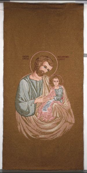 TE030 St Joseph Wall Banner – Church Supply Warehouse