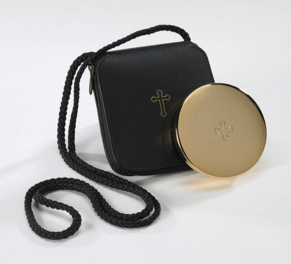 PCTS855 Hospital Pyx with Leather Burse – Church Supply Warehouse